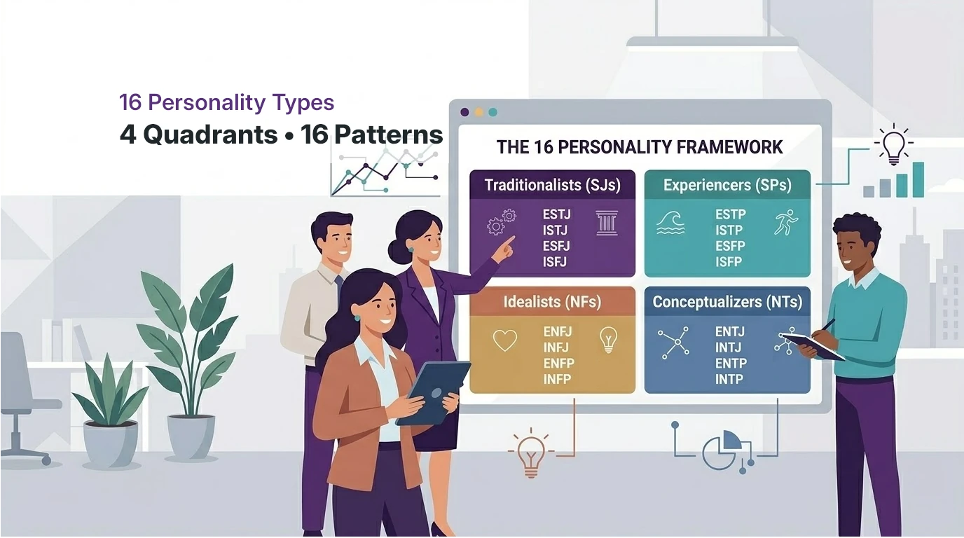 16 Personality Types Explained: Traits, Careers, and Work Styles